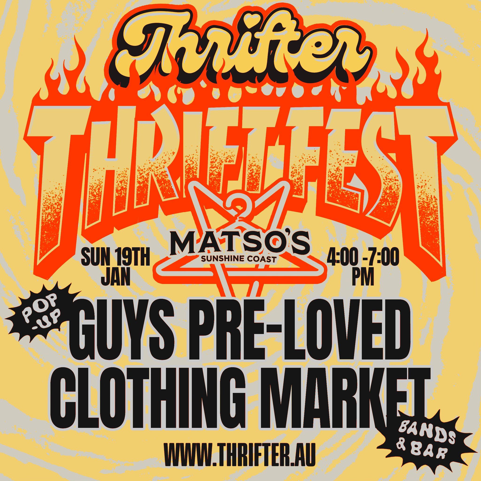 Dude's Thrifter Fest ~ Matso's Sunshine Coast | Matsos